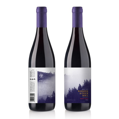 Classic Wine Label Design for 1st Run Pinot Noir! | Product label contest
