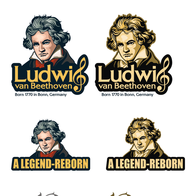 Create modern Beethoven logo | Logo design contest