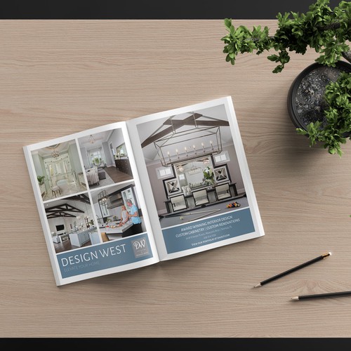 Interior Design Magazine Print Ad 2 Page Layout | Other business or ...