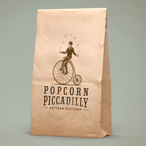 "Popcorn Piccadilly" needs a logo for its nostalgic artisan popcorn ...