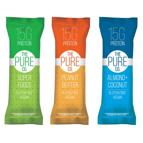 Health/Protein bar packaging/branding design | Product packaging contest