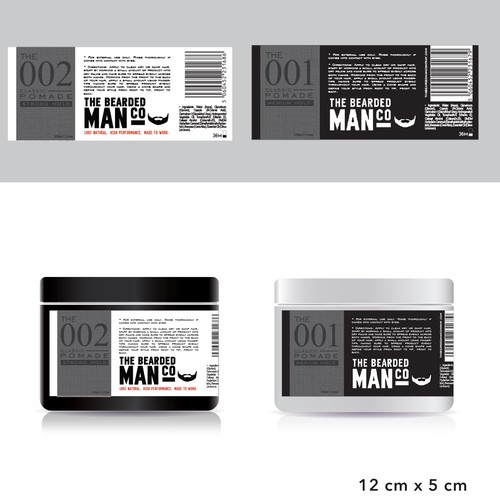 Pomade Packaging Design | Product label contest