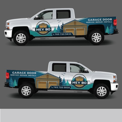 Designs | Garage Door Vehicle Wrap | Car, truck or van wrap contest