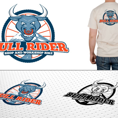Logo para Bull Rider (bikes) | Logo design contest