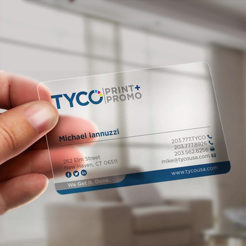 Tyco Print+Promo Needs a Business Card Design | Business card contest