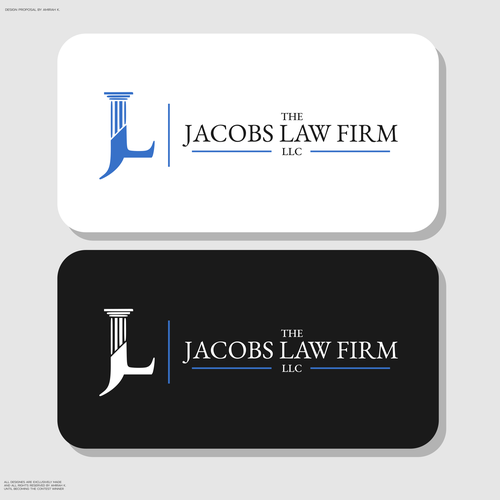 Designs | New Logo Contest for The Jacobs Law Firm, LLC | Logo design ...