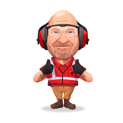 Designs | Caricature of our HR Manager, dressed in our company uniform ...