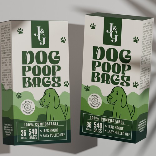 Designs | Dog poop bag packaging design | Product packaging contest