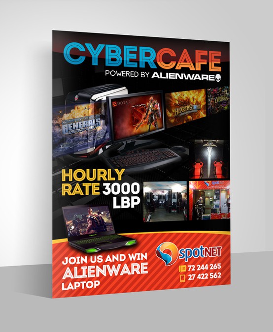 Cybercafe | Postcard, flyer or print contest