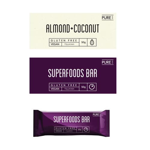 Health/Protein bar packaging/branding design | Product packaging contest