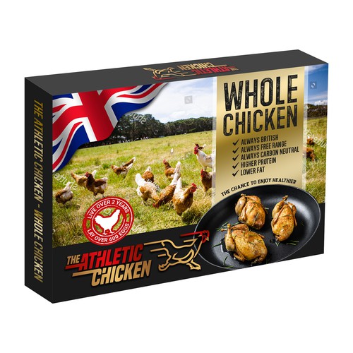Designs | THE ATHLETIC CHICKEN - POWERFUL PACKAGING NEEDED! | Product ...