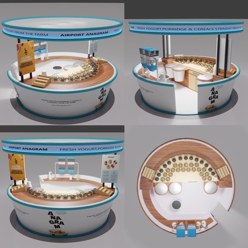 Designs | Design a 3D render for food serving kiosk | 3D contest