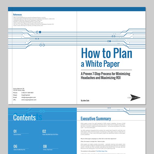 Make CopyEngineer's white paper beautiful and reader-friendly | Other ...