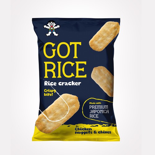 Designs | GOT RICE Rice cracker- original | Product packaging contest
