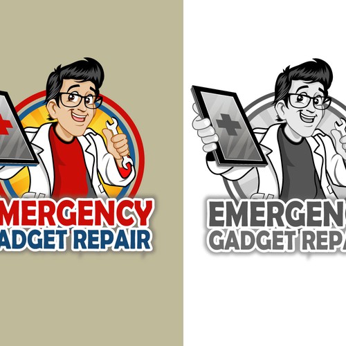 Logo for "Gadget Repair Pro" a company that fixes cell phones, tablets ...
