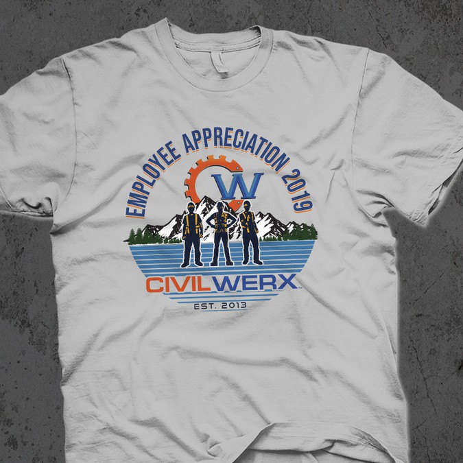 Employee Appreciation Picnic T-Shirt for a Construction Company | T ...