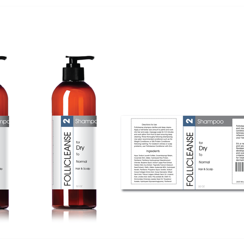 Creative, professional new label design for our best-selling shampoo ...