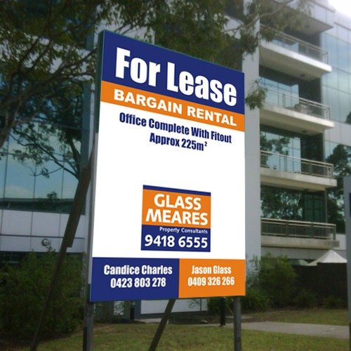 Commercial Real Estate Signboard Design | Print or packaging design contest