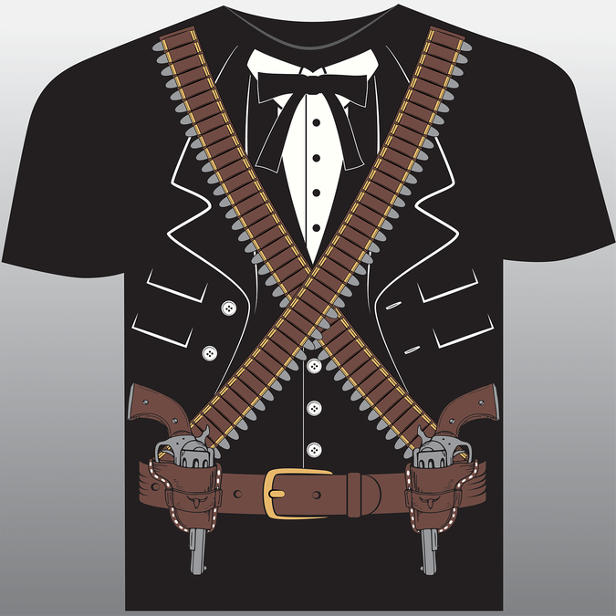Create a Mexican Bandit/cowboy costume T-Shirt design! | T-shirt contest