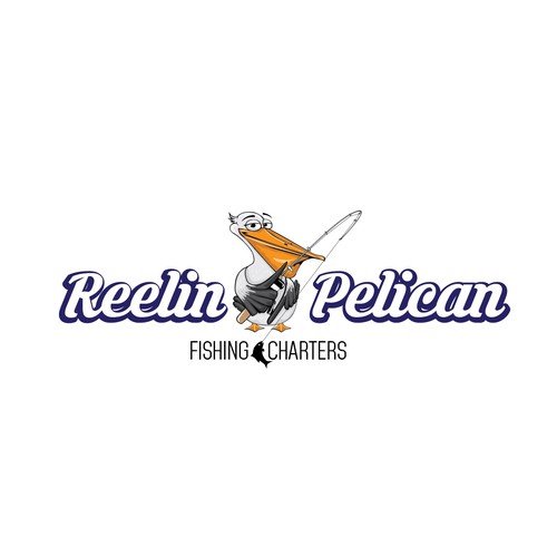 Reelin Pelican Fishing Charters | Logo design contest