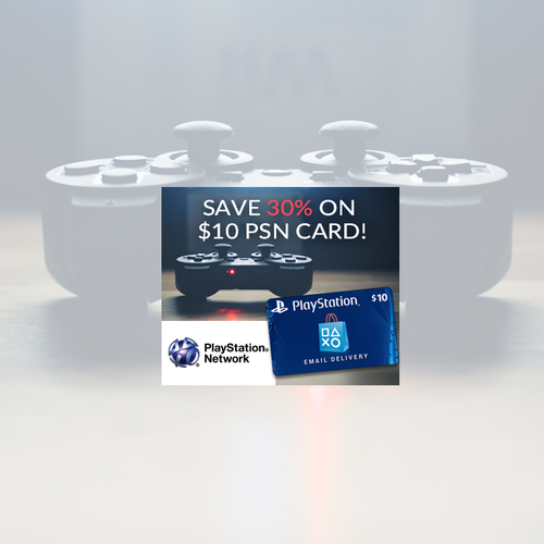 Create Playstation Network Card Banners | Banner ad contest