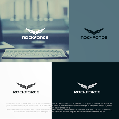 Designs | RockForce logo to lead in sports and entertainment production ...