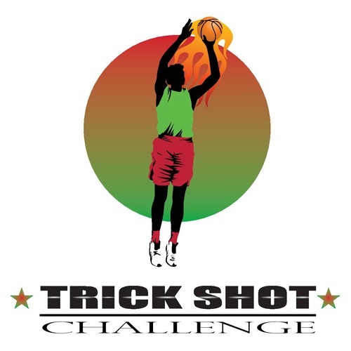 Trick Shot Challenge Basketball | Logo design contest