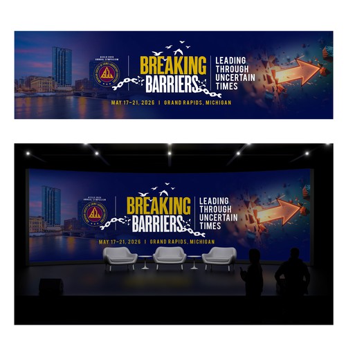 Designs | Bold conference banner design inspired by Grand Rapids ...