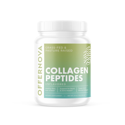 Designs | Design a Food Supplement Label - Collagen Peptides | Product ...