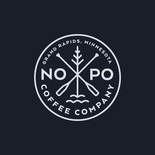 Hipster / Outdoor Enthusiasts NoPo Coffee Co. Logo Design | Logo design ...