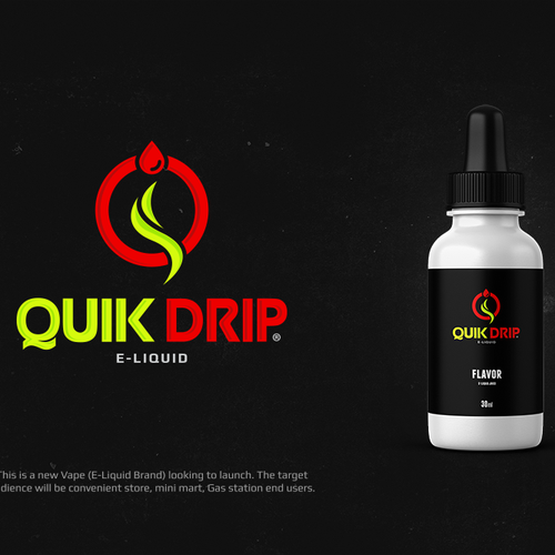 QUIK DRIP E-Liquid LOGO Design Contest | Logo design contest