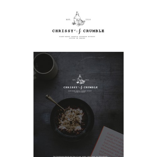 Chrissy's Crumble Logo Design + Future Work | Logo design contest
