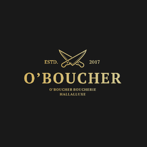 boucherie o'boucher moderne luxuary butchery hallal | Logo design contest