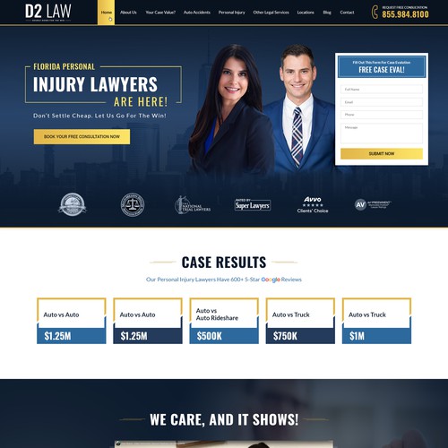 Designs | Sleek and modern Attorney website | Web page design contest