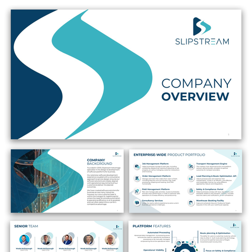 Designs | Slipstream - Google Slides Template | PowerPoint template contest