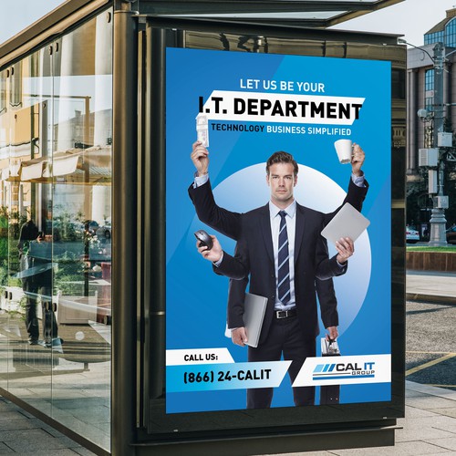 Designs | Outdoor Poster Ad for Outsourced IT Provider | Postcard ...