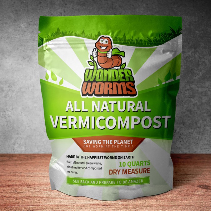 Wonder Worms bag design | Product packaging contest