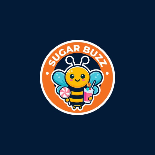 Designs | Sugar Buzz Bar its a kids Mock tail bar. | Logo design contest