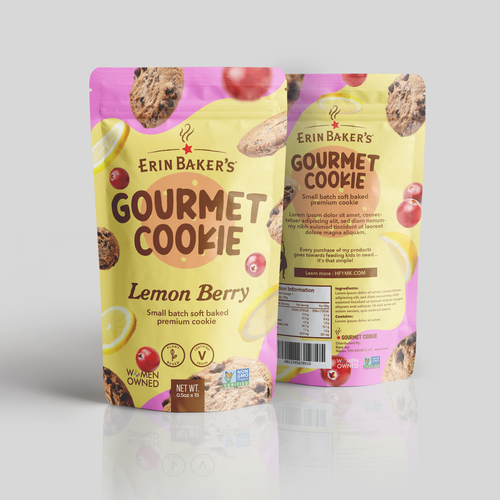 Designs | Premium Soft-Bake Cookie Packaging for Women-Owned Business ...