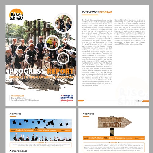 Visually appealing report | Other business or advertising contest