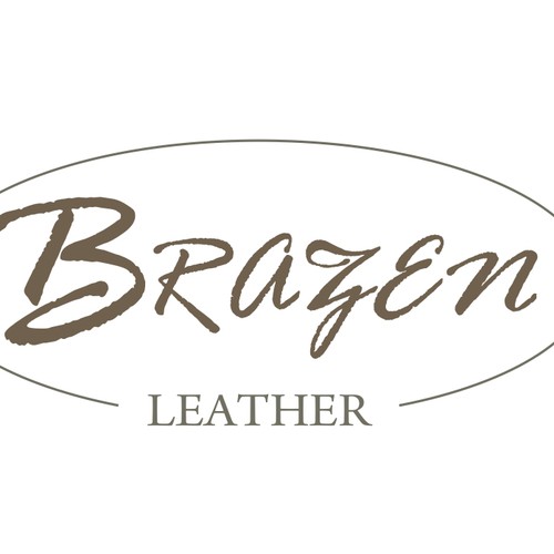 Create the official logo for Brazen Leather - a leather travel bag ...