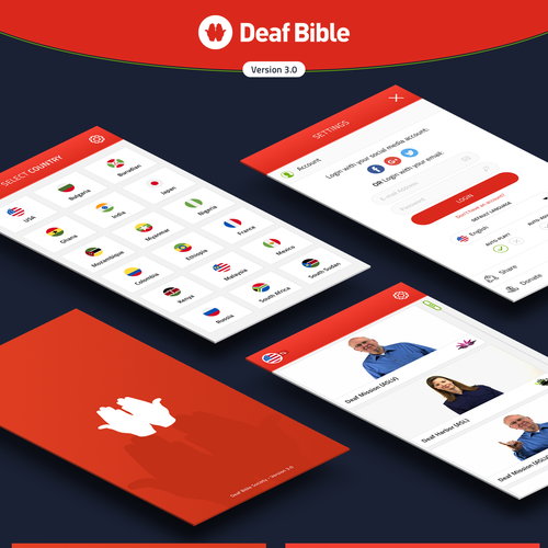 Help us design an innovative mobile app for Deaf people! | App design ...