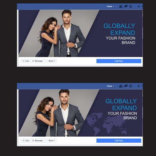 Design a contemporary Facebook group image for fashion brands going ...