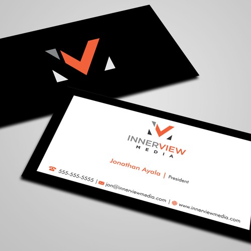 Designs | Business Card Design for InnerView Media | Business card contest