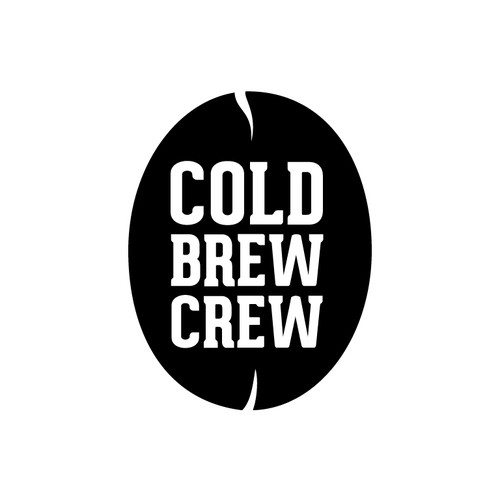 Create a clear logo for Cold Brew Crew - vintage or black and white ...