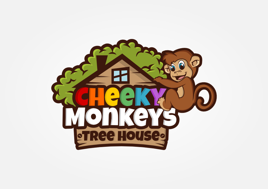 Create a FUN, Bright, logo for Cheeky Monkeys Tree House | Logo design ...
