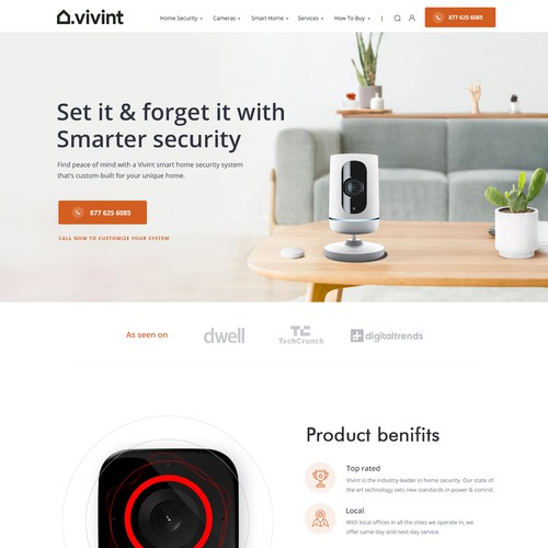 Designs | Vivint Authorised Reseller | Landing page design contest
