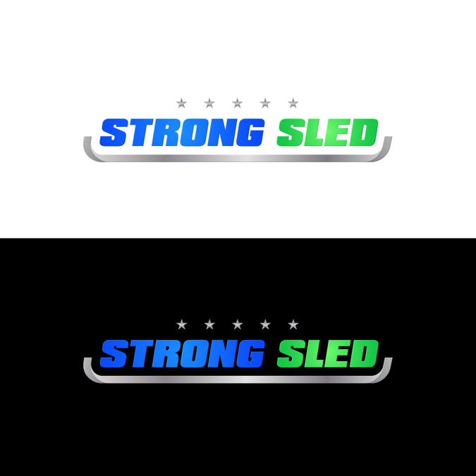 In search of a masculine logo for "Strong Sled" | Logo design contest