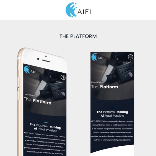 Designs | AiFi Website Redesign - Design/Layout Only (No Coding) | Web ...