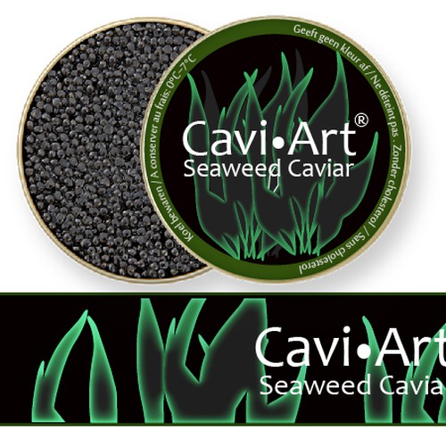 Seaweed Caviar - label design | Product label contest